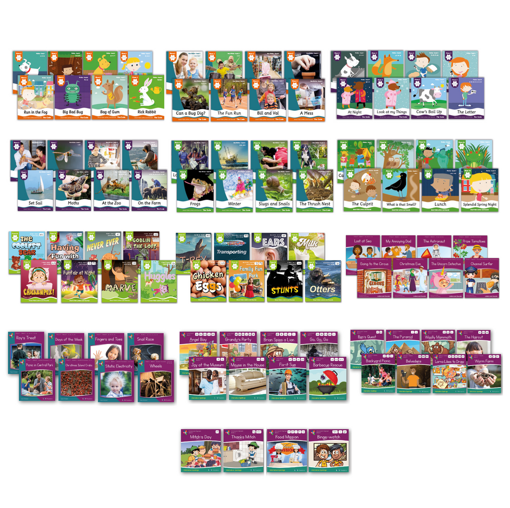 Letters and Sounds Decodable Book Bundles – Smart Kids