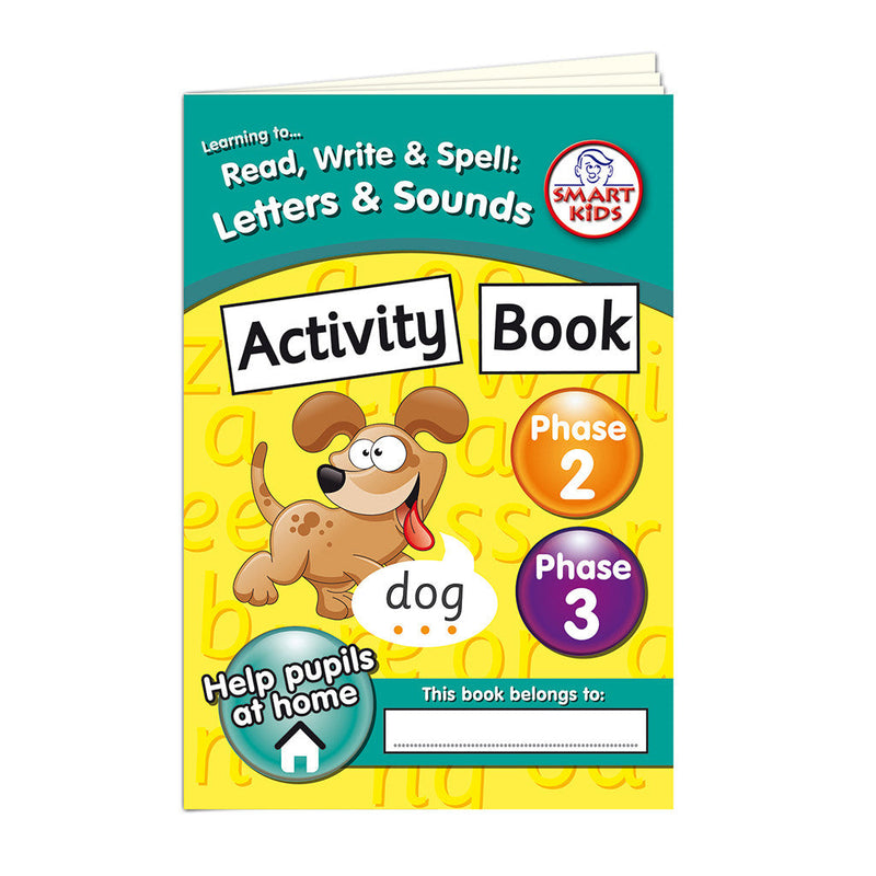 Letters and Sounds Phase 2 & 3 Activity Book – Smart Kids
