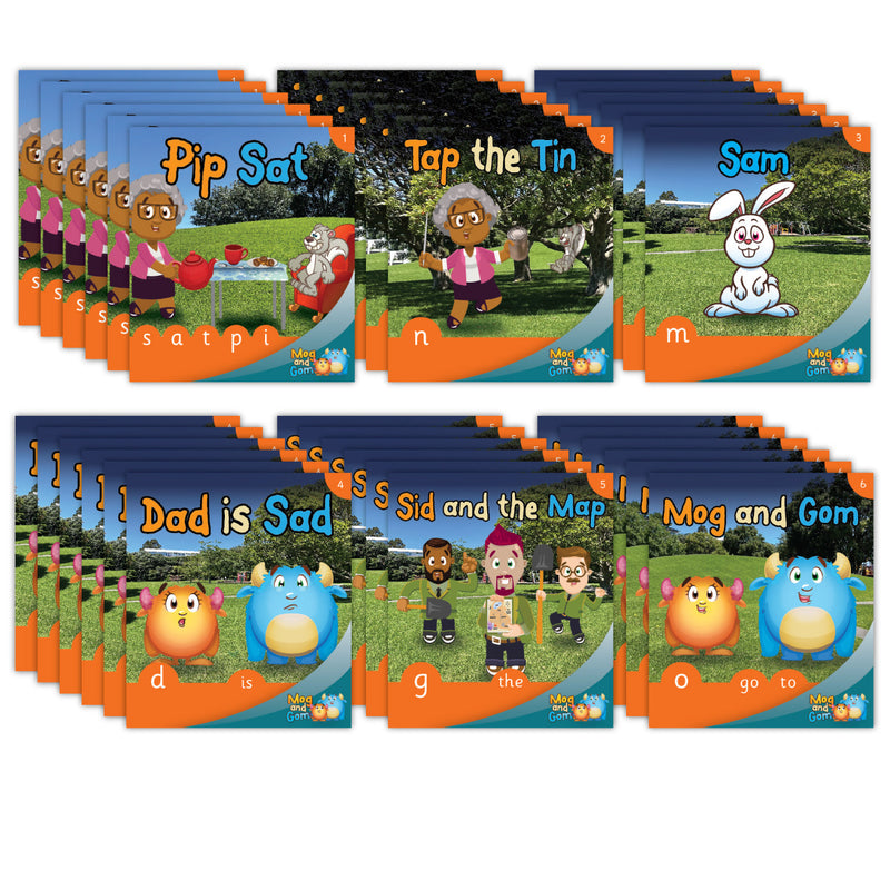 Mog and Gom Books Unit 1 (set of 36 books) – Smart Kids