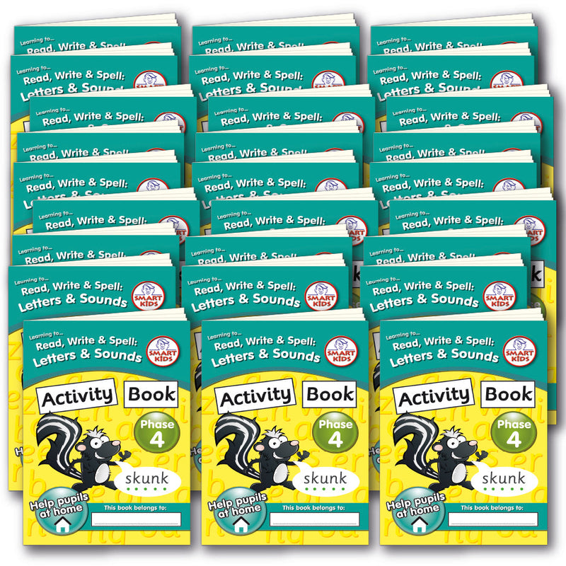 Phase 4 Activity Book (set of 30) – Smart Kids