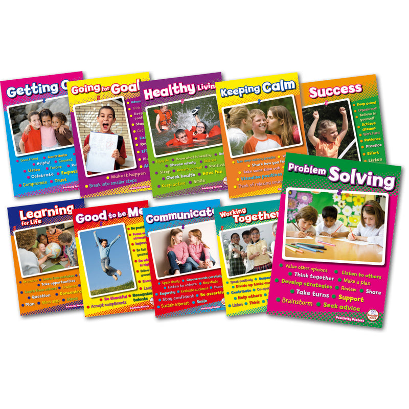 Positivity Posters (Set of 10) – Smart Kids
