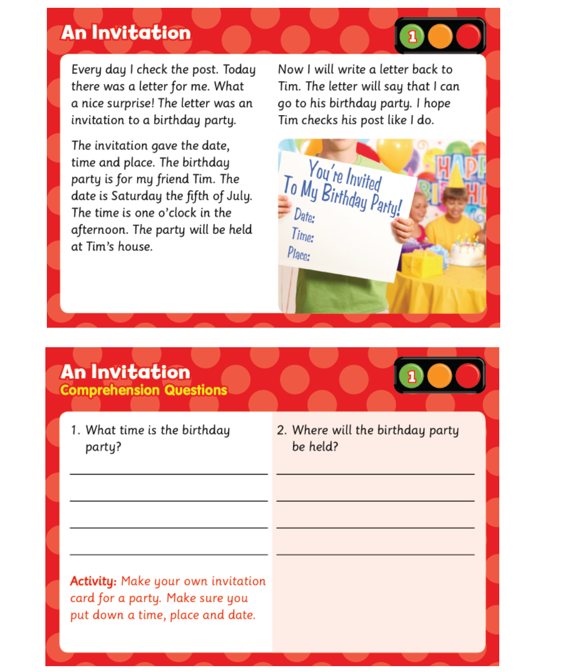 Reading Comprehension Pack 1 – Smart Kids
